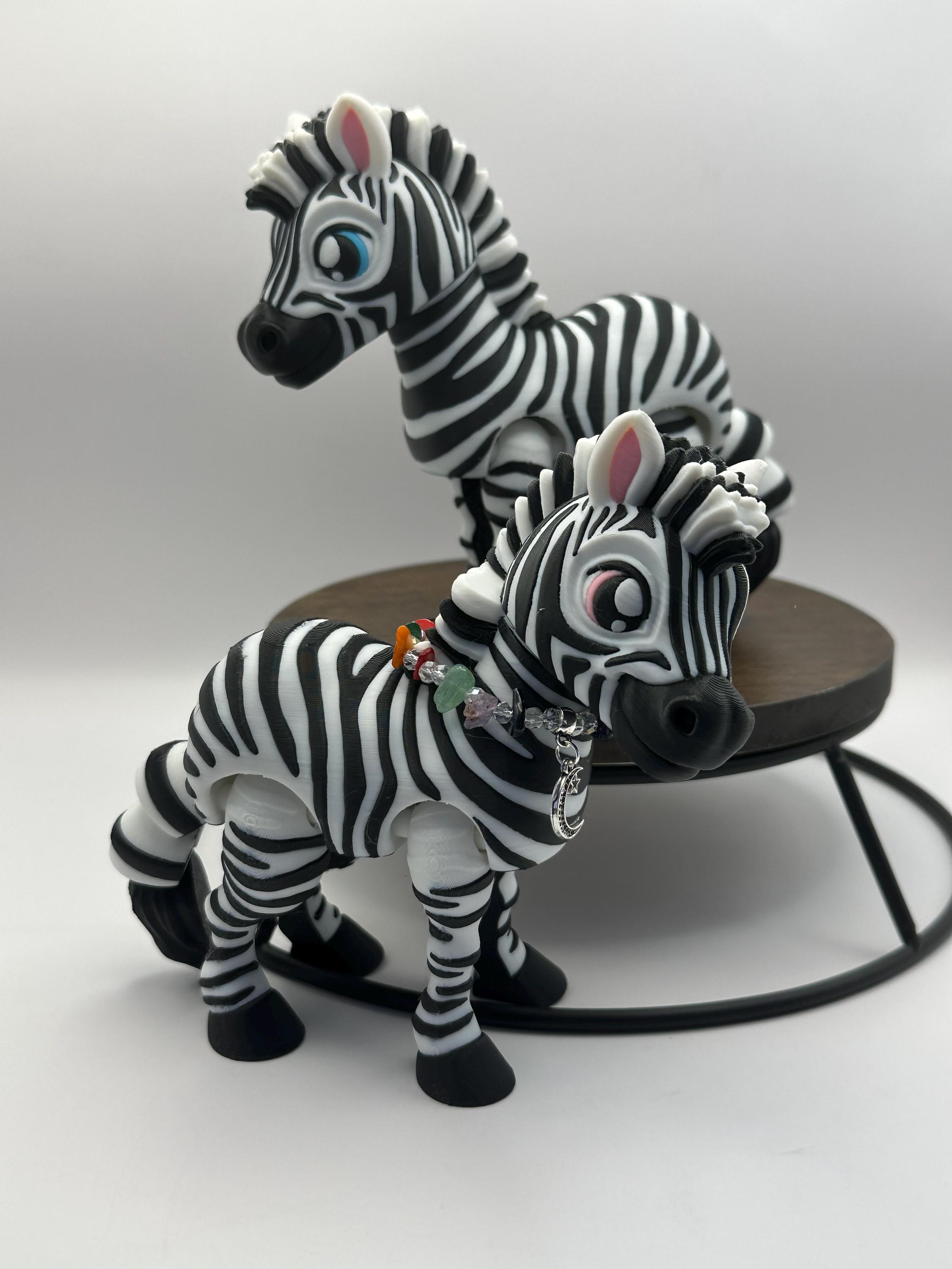 Zebra - 3d Print- Articulated Flexi Animal - Etsy