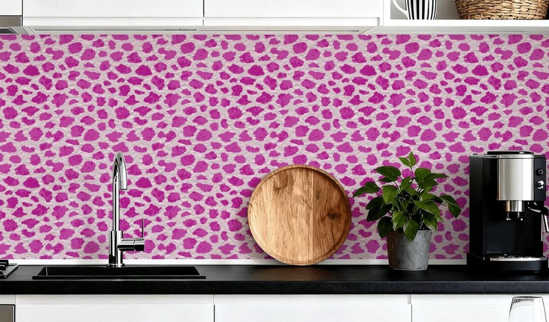 Magenta Torn Paper Peel & Stick Wall Tiles - Etsy