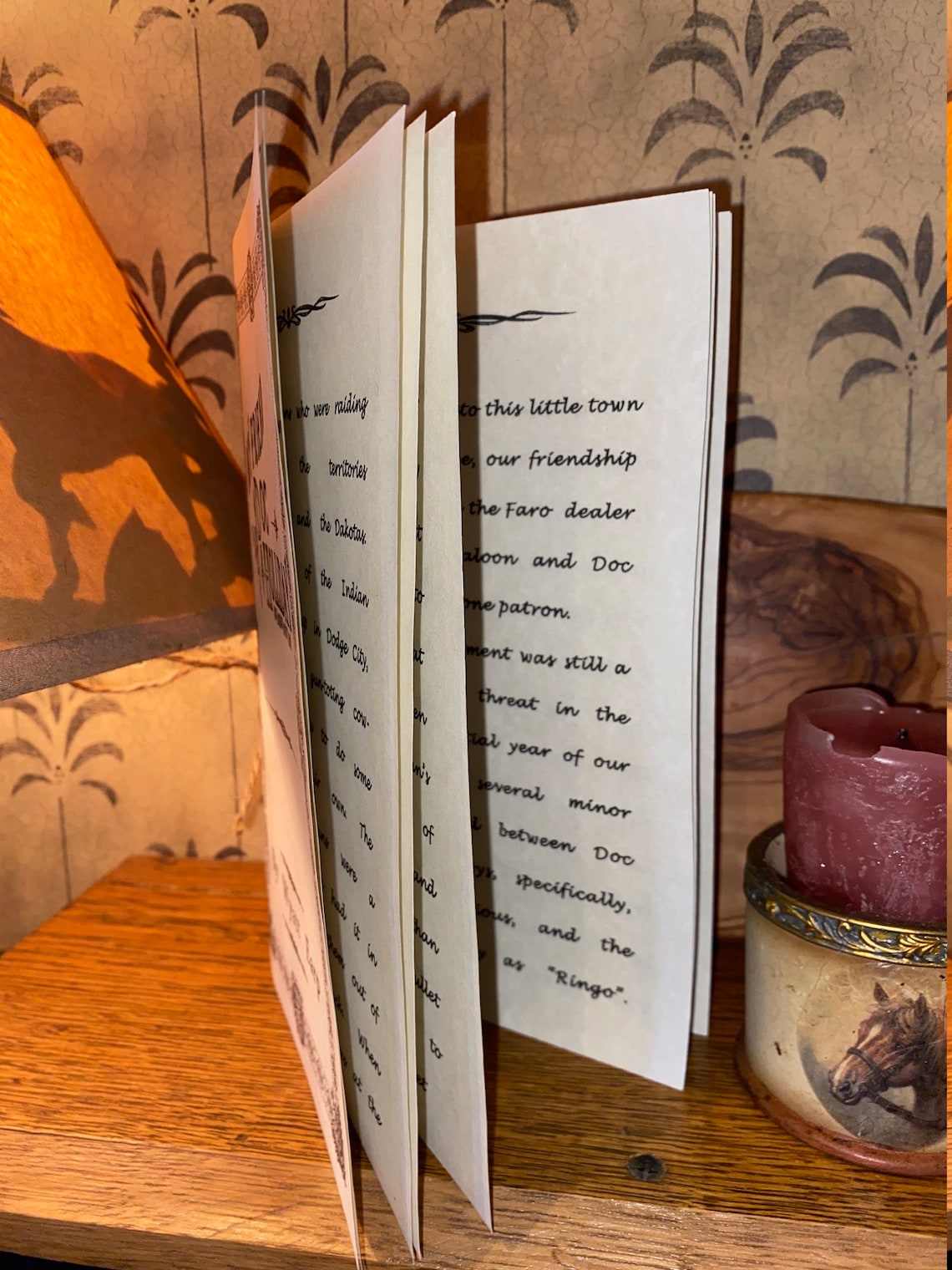 My Friend Doc Holliday Holiday Wyatt Earp Tombstone Booklet | Etsy