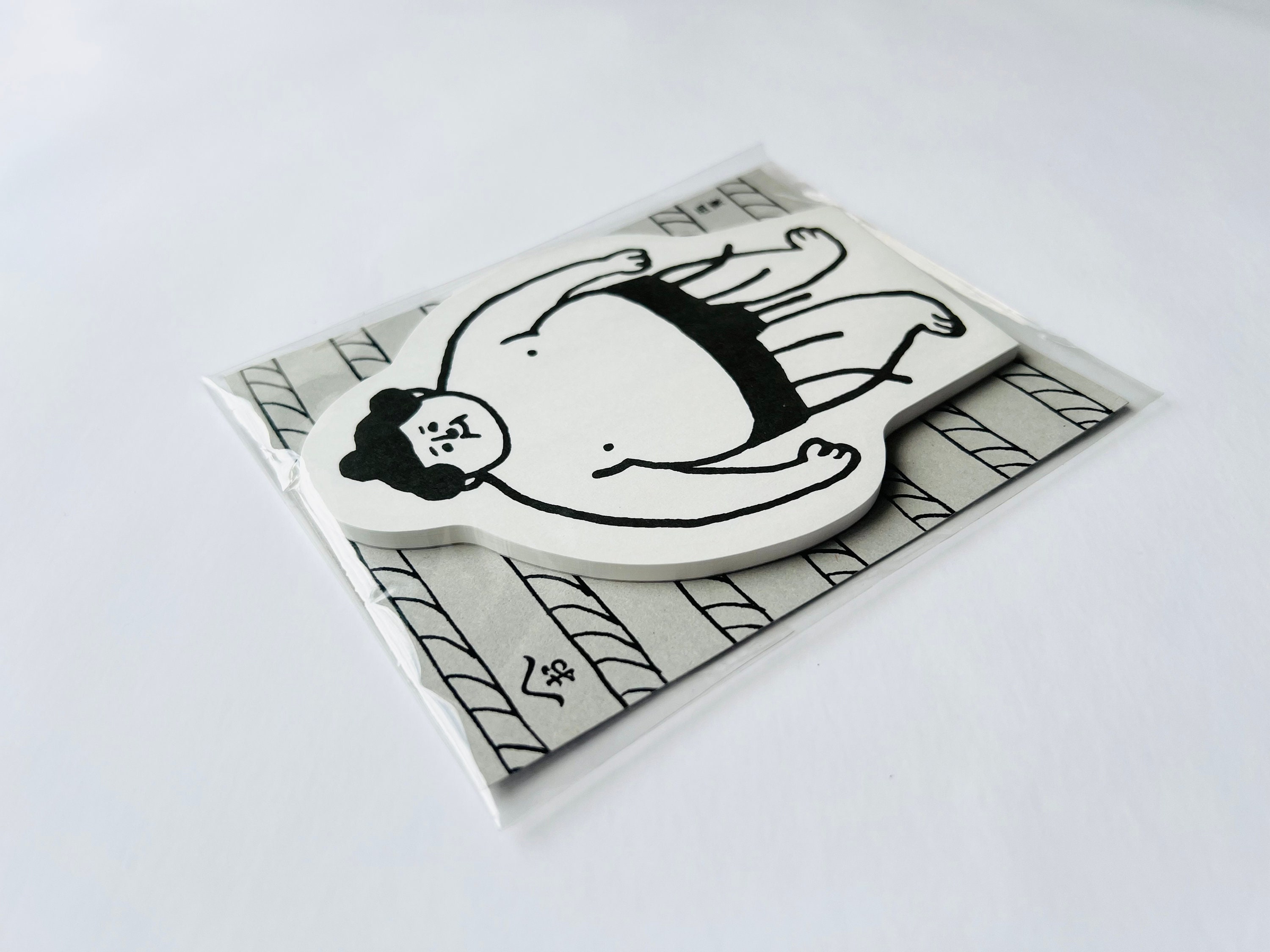 Japanese Sumo Wrestler Notepad Kawaii Character Stationery - Etsy