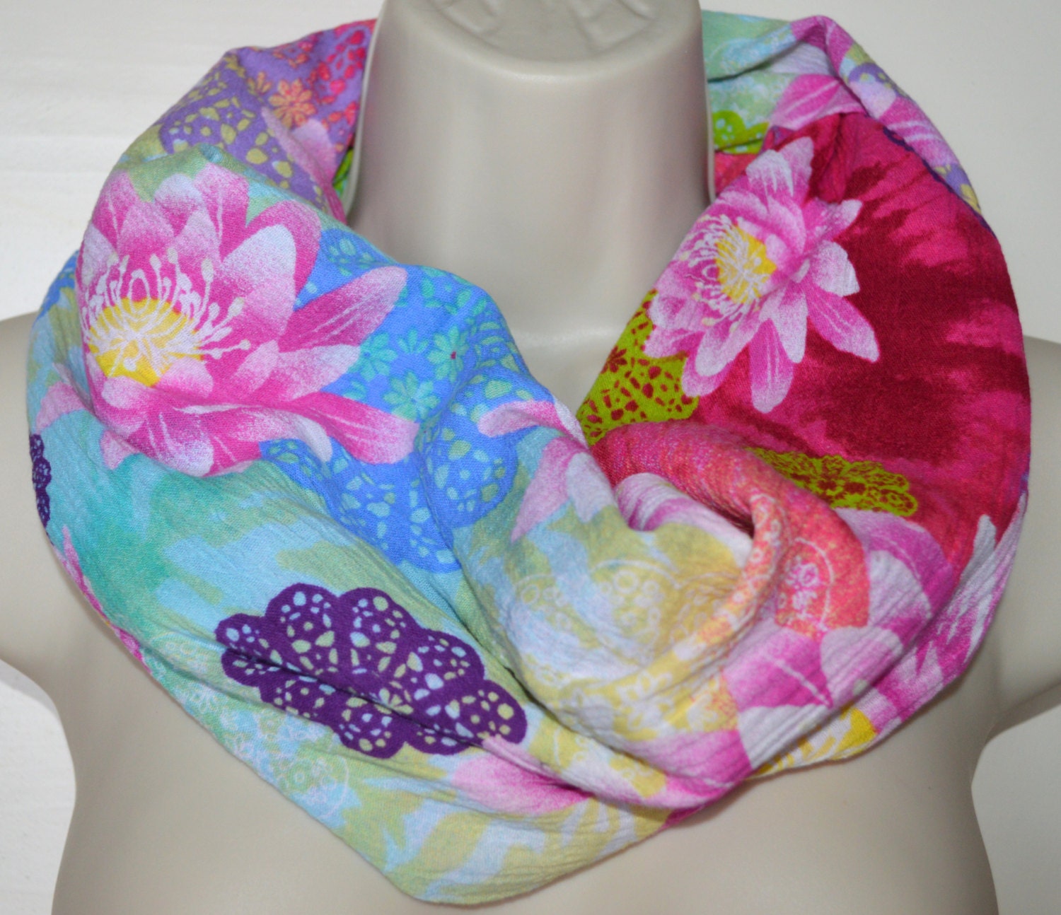 Snake Print Infinity Scarf, Infinity Loop, Women Loop, Women Scarf ...