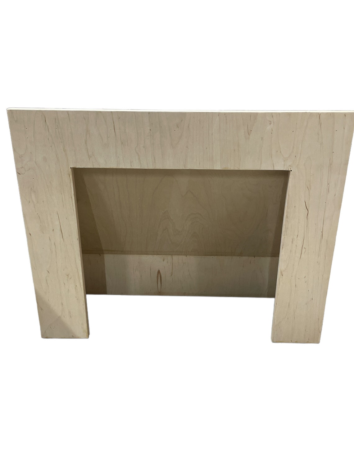 30" Wide Maple Wood Canopy Style Range Hood Unfinished With Trim - Etsy