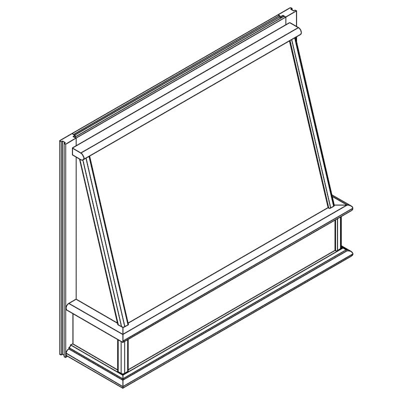 30 Wide Maple Wood Canopy Style Range Hood Finished in - Etsy