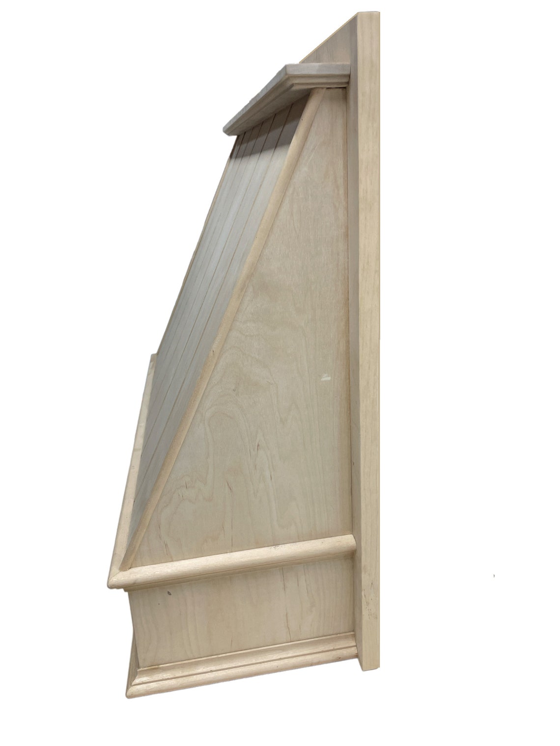 30" Wide Maple Wood Canopy Style Range Hood Unfinished With Trim - Etsy