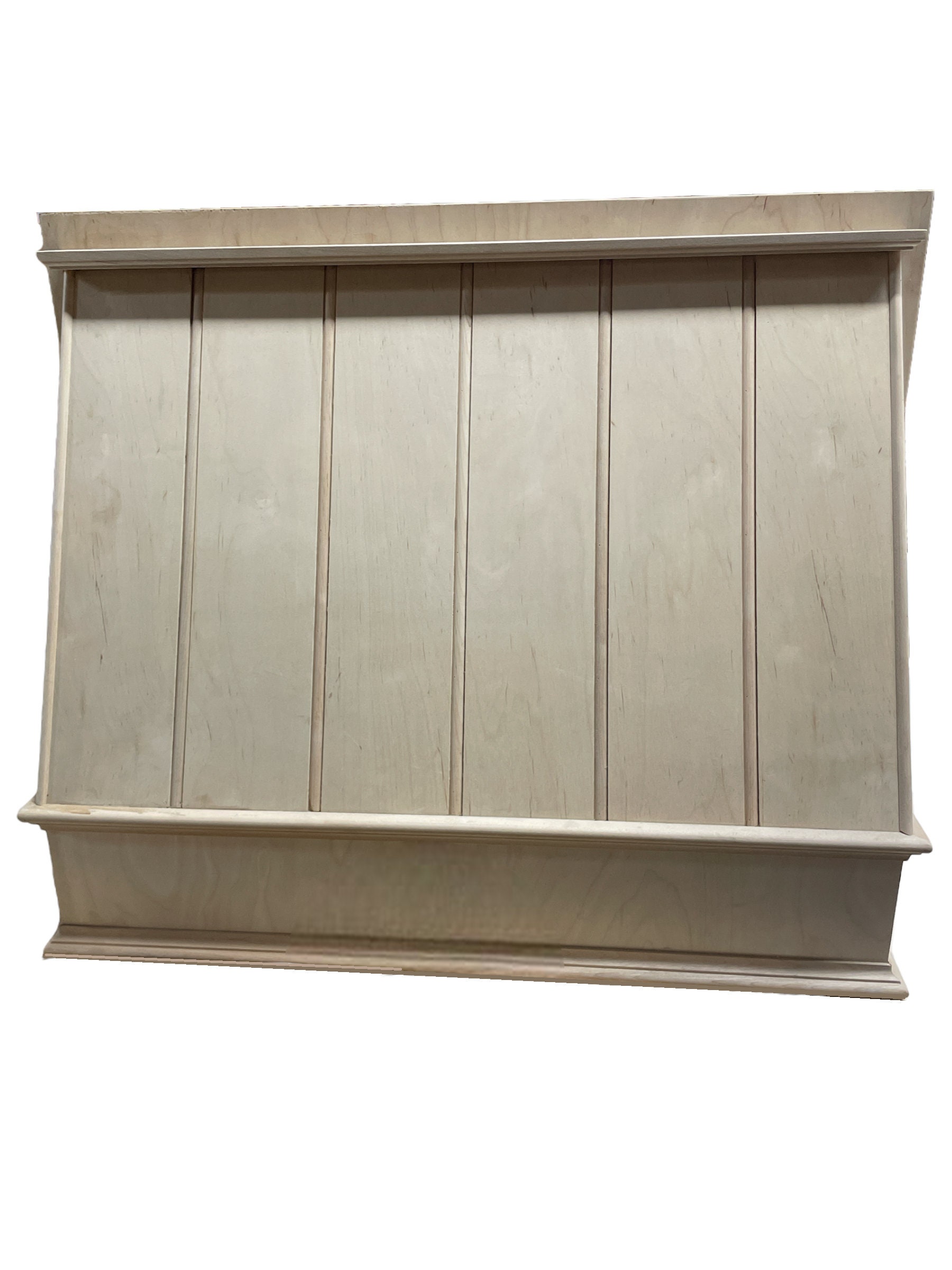 30" Wide Maple Wood Canopy Style Range Hood Unfinished With Trim - Etsy
