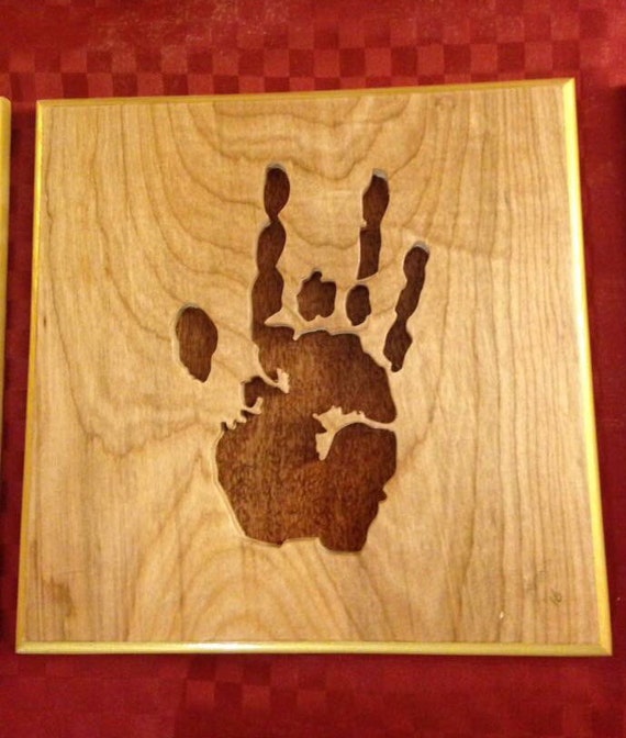 Handprint Wall Art | Etsy