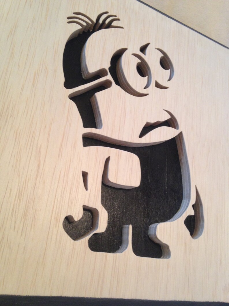 Minion Wall Art (wooden Portrait) - Etsy
