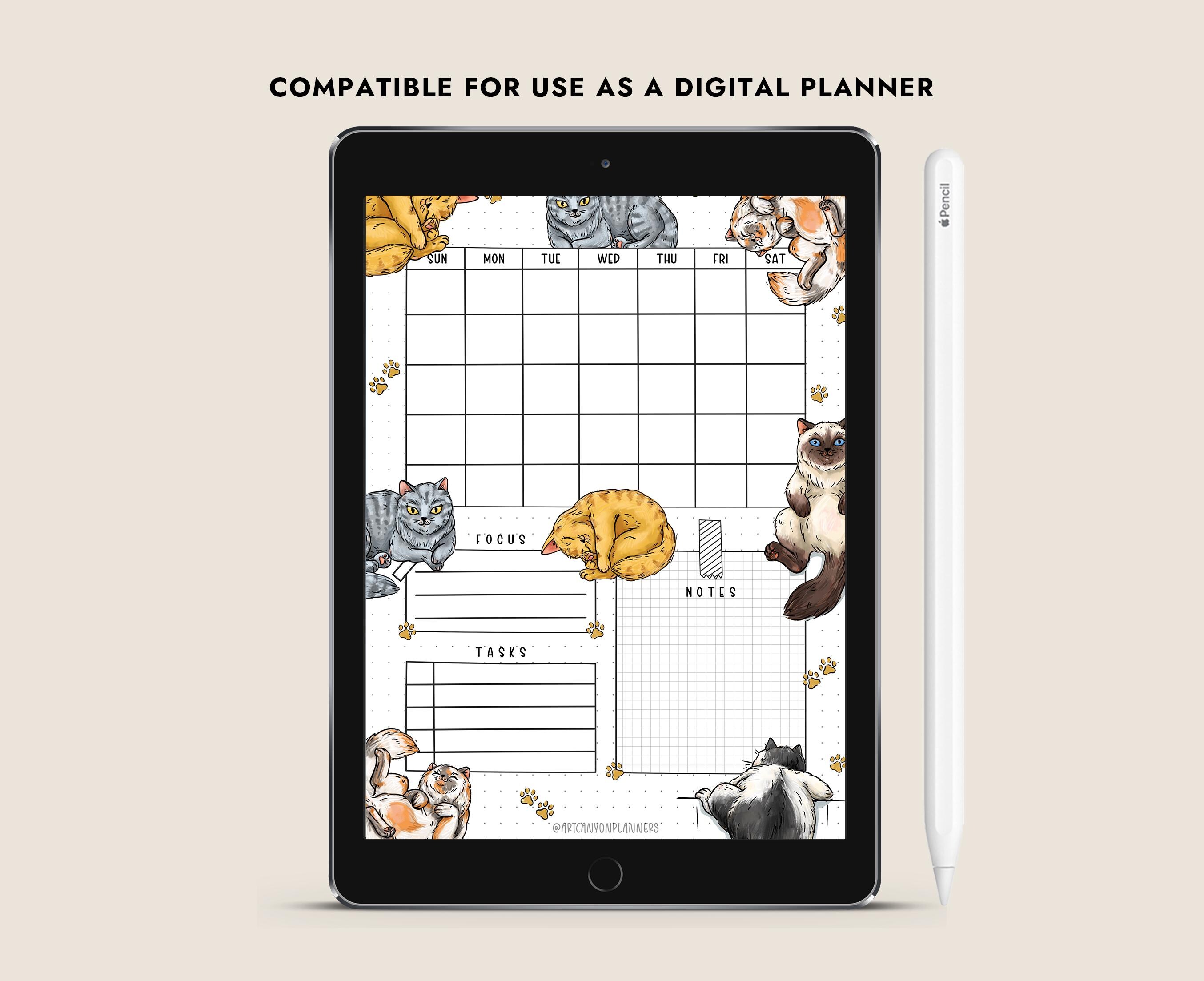 March Title Page Calendar Cover Page Printable Inserts Journal Bundle ...