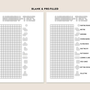 Adulting Tracker Yearly Printable Journal Page Fun Habit Tracker Adult ...