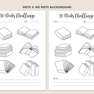 Reading Tracker Bundle Printable Journal Page Planner Book Reading Log ...