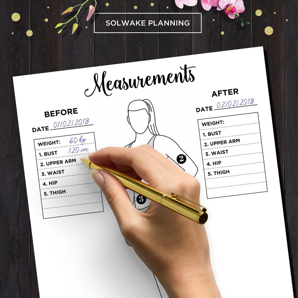 Fitness Planner Printable Health Planner Fitness Journal Printable ...