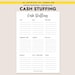 Cash Stuffing Printable Cash Budget Planner Financial Organizer A4 A5 ...