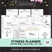 Fitness Planner Printable Health Planner Fitness Journal Printable ...