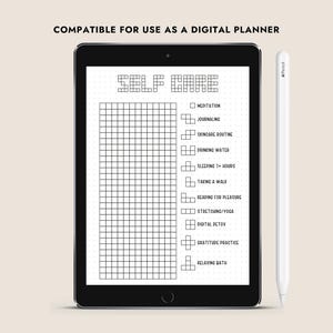 Adulting Tracker Yearly Printable Journal Page Fun Habit Tracker Adult ...