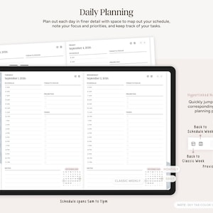 2026 Digital Planner, Open-book | Hyperlinked iPad Planner, Goodnotes ...