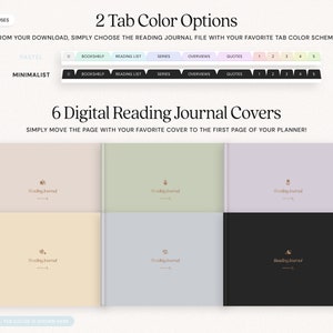 Digital Reading Journal, iPad Reading Planner, Reading Tracker ...
