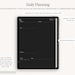 Undated Digital Planner Dark Mode, Goodnotes Planner, Notability ...