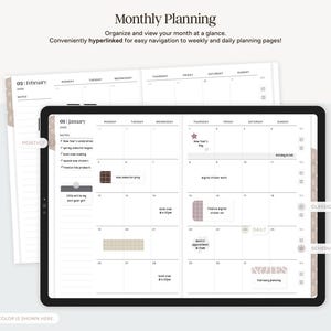2026 Digital Planner, Open-book | Hyperlinked iPad Planner, Goodnotes ...