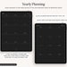 Undated Digital Planner Dark Mode, Goodnotes Planner, Notability ...