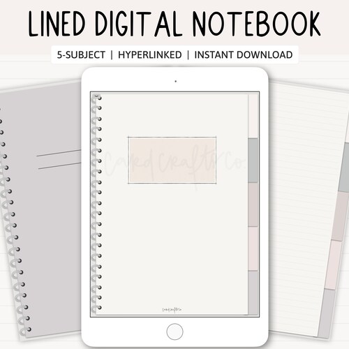 Digital Notebook Goodnotes Digital Notebook for Ipad 20 - Etsy
