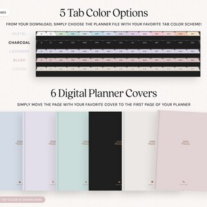 2024 Digital Planner Dark Mode, Goodnotes Planner, Notability Planner ...