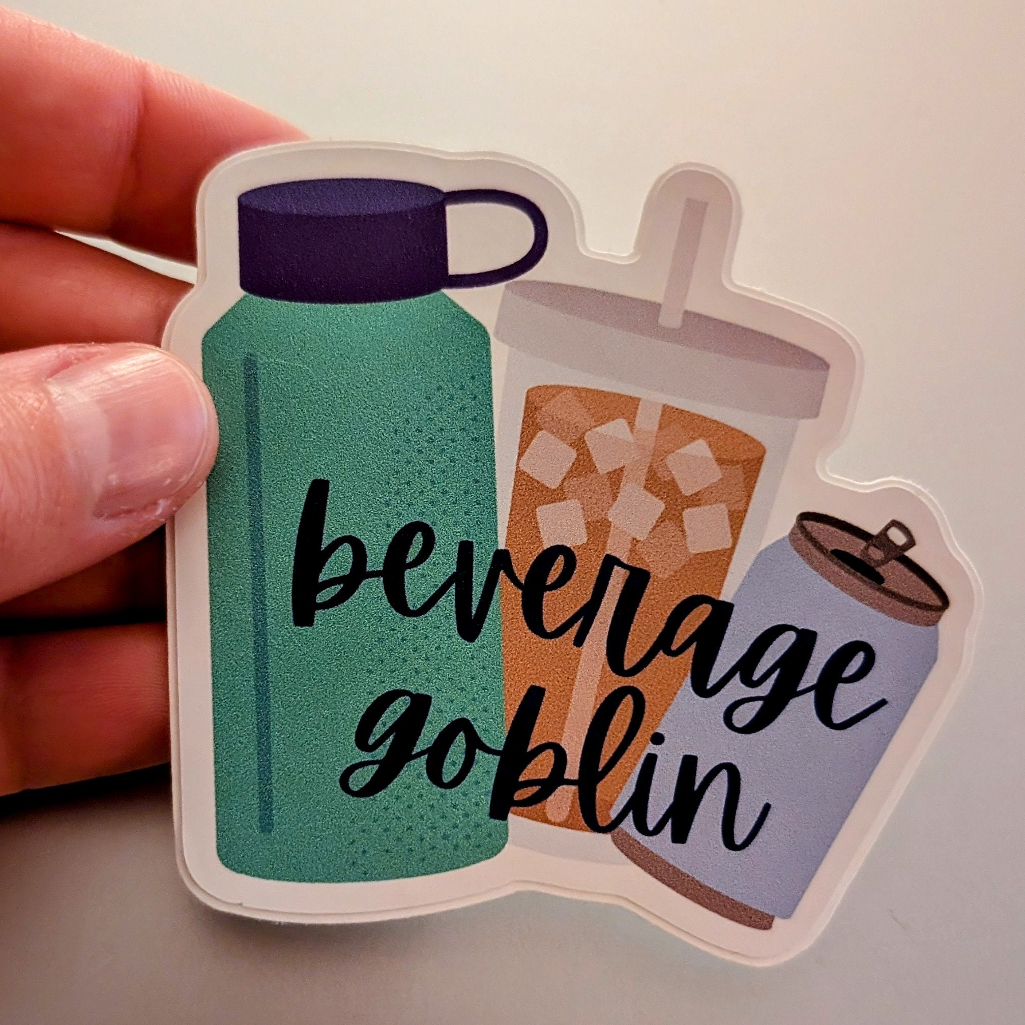 Sticker: Beverage Goblin - Glossy Vinyl Sticker - Approx 3 Inches ...