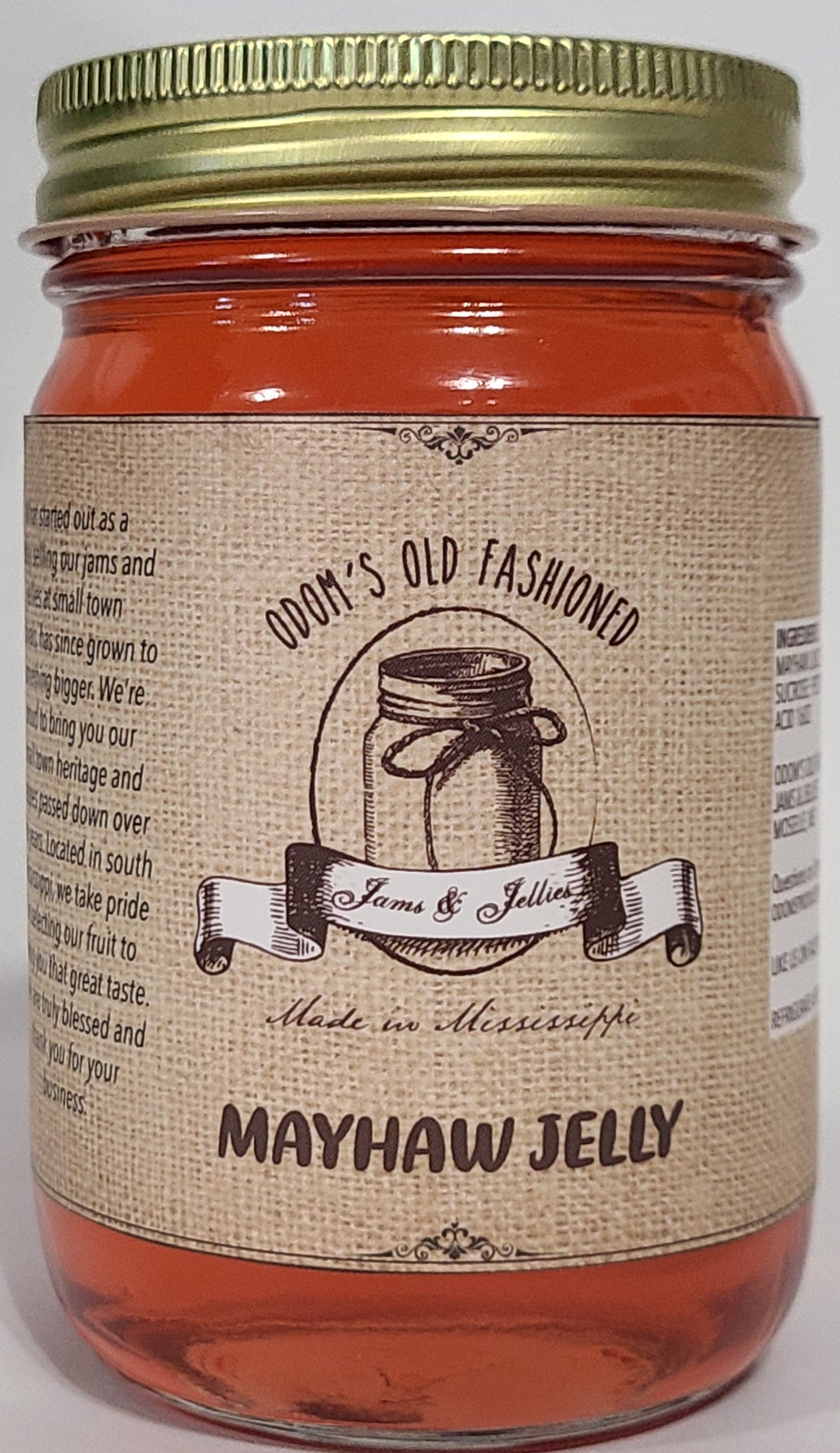 Swamp May-haw Jelly 16 Oz Net Wt Size by Odom's Old Fashoned Jelly ...