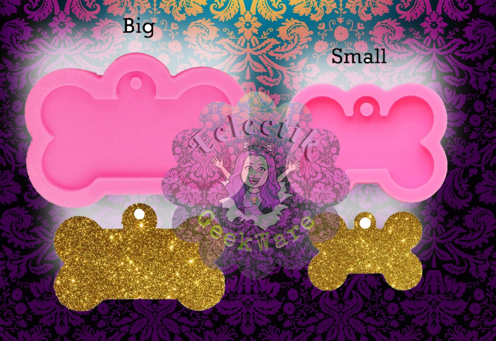 Dog Bone Mold Epoxy Resin Polymer Clay Silicone Mold (in-stock) - Etsy