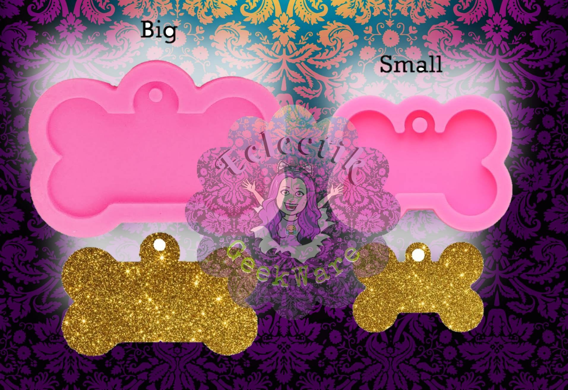 Dog Bone Mold Epoxy Resin Polymer Clay Silicone Mold (in-stock) - Etsy