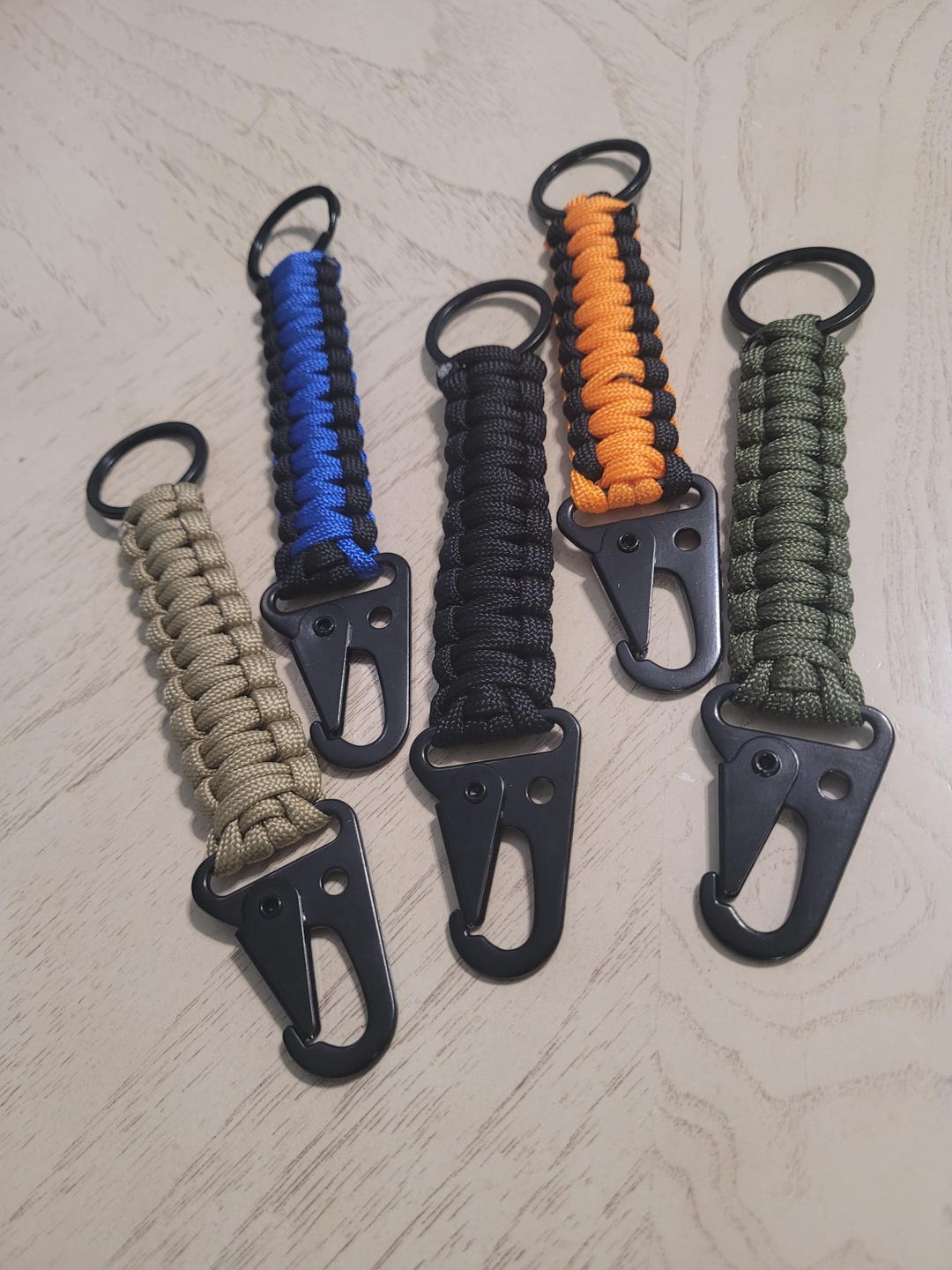 Paracord Keychain Cobra Knot - Etsy