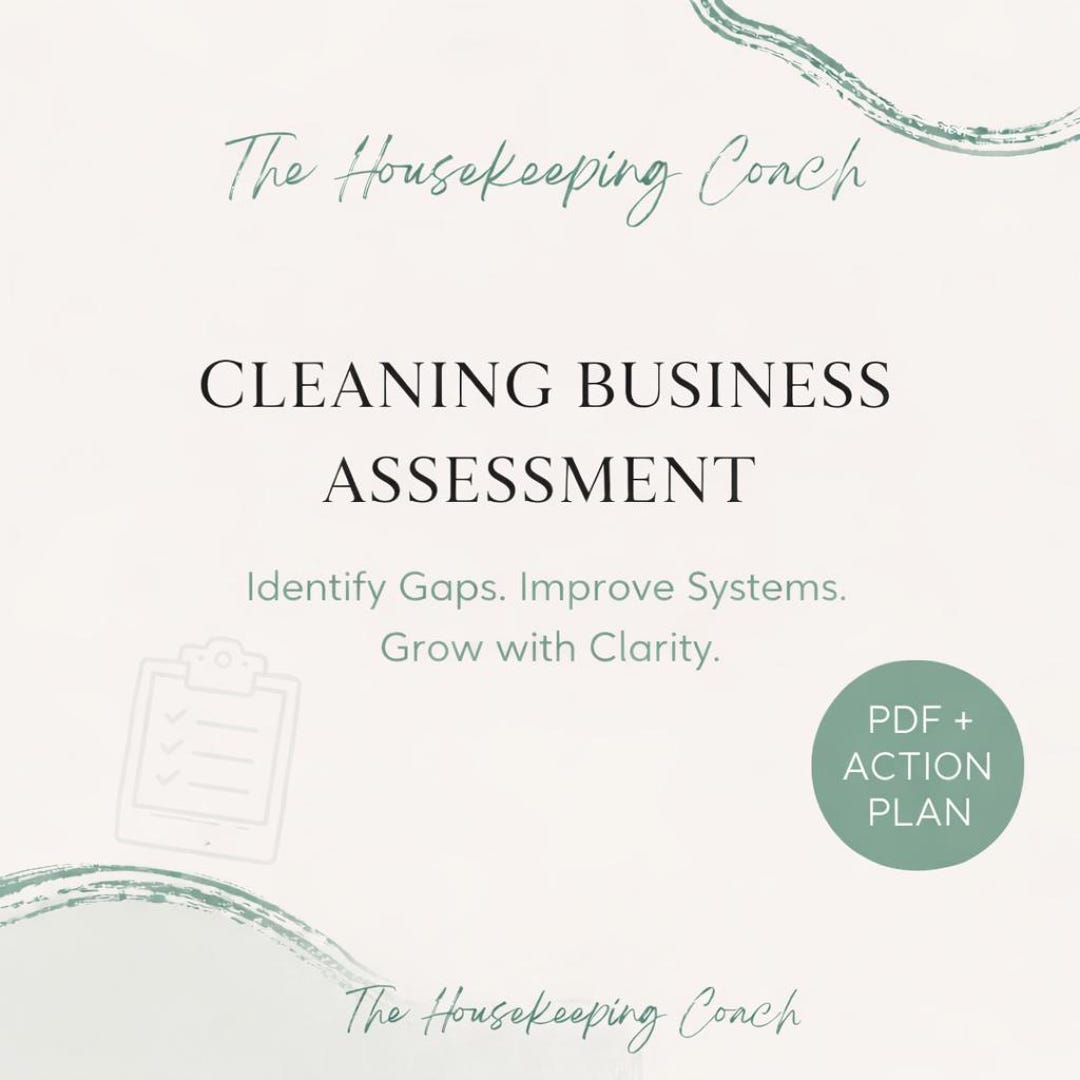 Cleaning Business Assessment | Systems & Pricing Audit for Cleaning ...