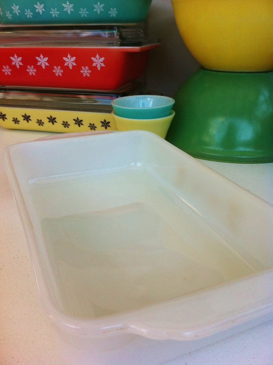 Pyrex Fire-king Wheat Pattern Oblong Baker! Fire King Wheat Ovenware ...