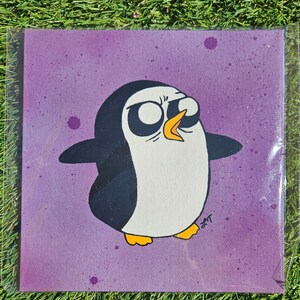 Gunter! 8x8 Acrylic Painting. Adventure Time Fanart, Ice Kings Penguin ...