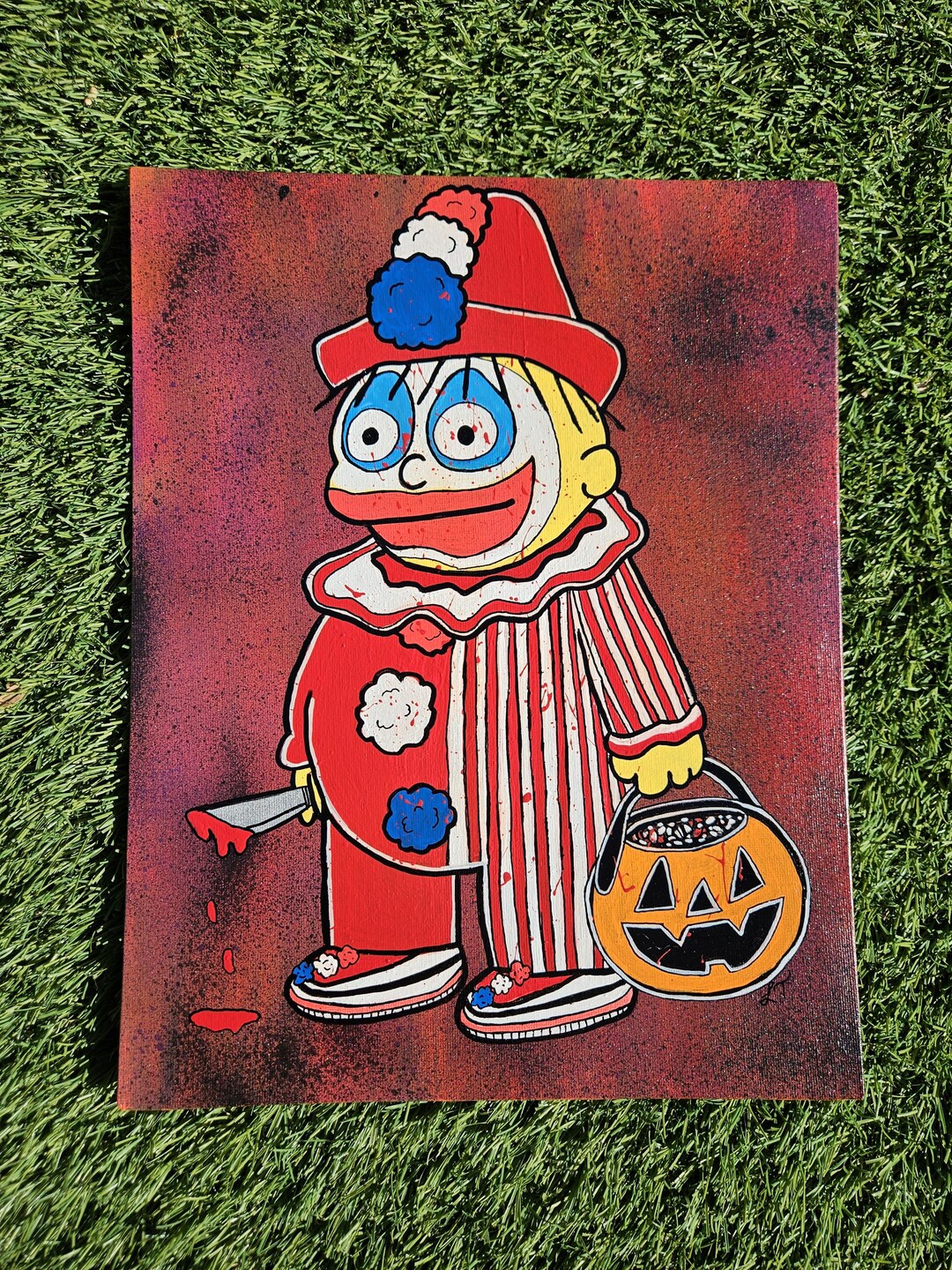 Ralph Wayne Gacy 11x14inch Handpainted Canvas. 90s Horror Inspired ...