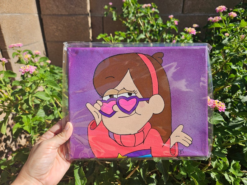 Mabel 8x10inch Acrylic Painting. Gravity Falls Fanart. - Etsy