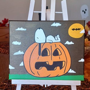 Spooky Snoopy 8x10 Peanuts Fanart. Charlie Browns Dog Snoopy. Charlie ...