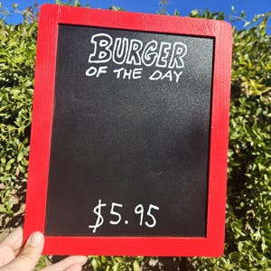 Belcher Kids Burger of the Day Reversible Chalkboard. Bobs Burgers ...