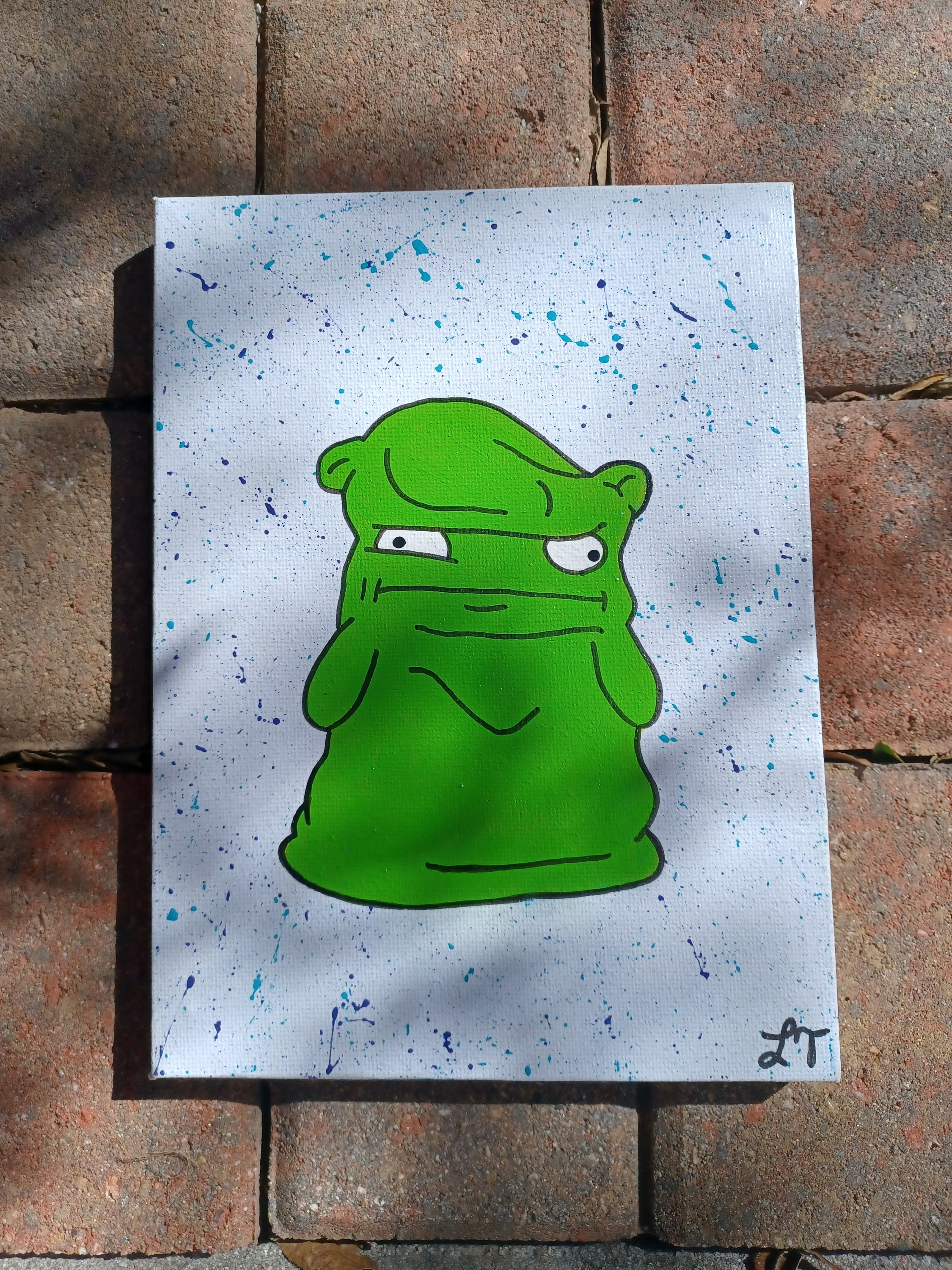 Evil Kuchi Kopi Bobs Burgers Fan Art. Kuchi Kopi Fan Art 8x6inch Canvas ...