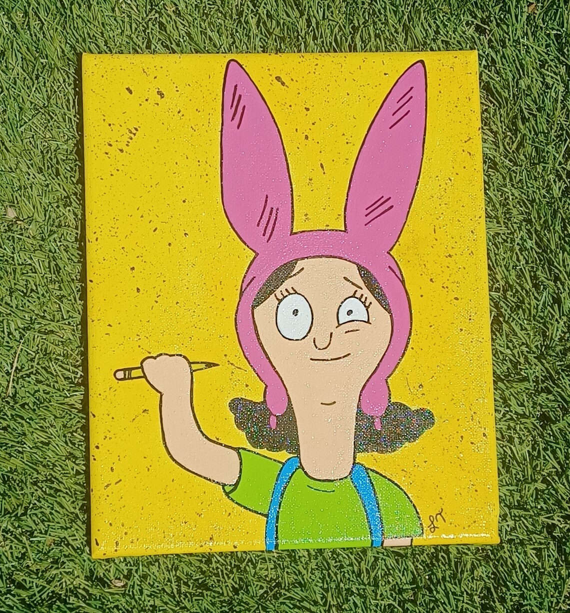 Louise Belcher/april Ludgate Mashup: Acrylic Painting Fan Art (8x10) - Etsy