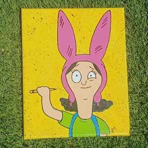 Louise Belcher/april Ludgate Mashup: Acrylic Painting Fan Art (8x10) - Etsy