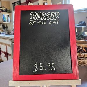 Belcher Kids Burger of the Day Reversible Chalkboard. Bobs Burgers ...