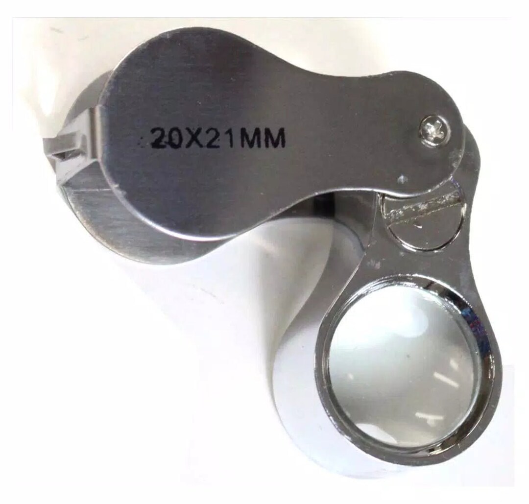 Silver LED Loupe W/ Storage Case - Etsy