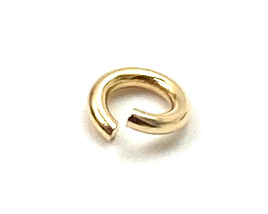 14K solid yellow gold jump ring, SKU 11-41-3 - Etsy España