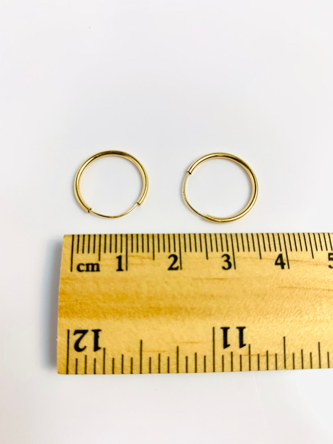 Euro Hoop, Earrings, 14k Gold, Hoop Earrings, 2186 - Etsy