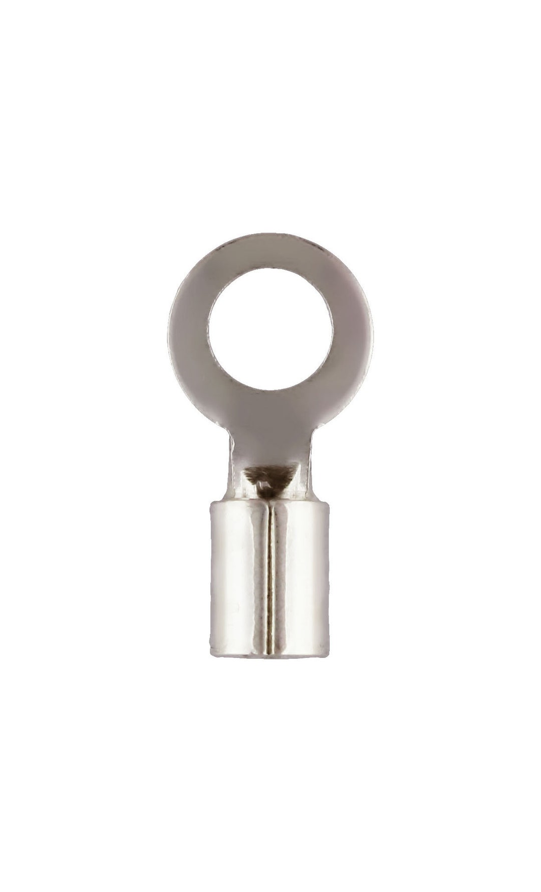 Crimp Endcap W/ Ring (1.7mm Odx1.0mm ID), Sterling Silver. Made in USA ...