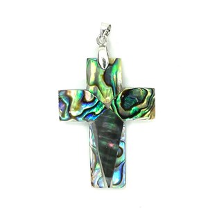 Abalone Cross Pendant, Sku#m924 - Etsy
