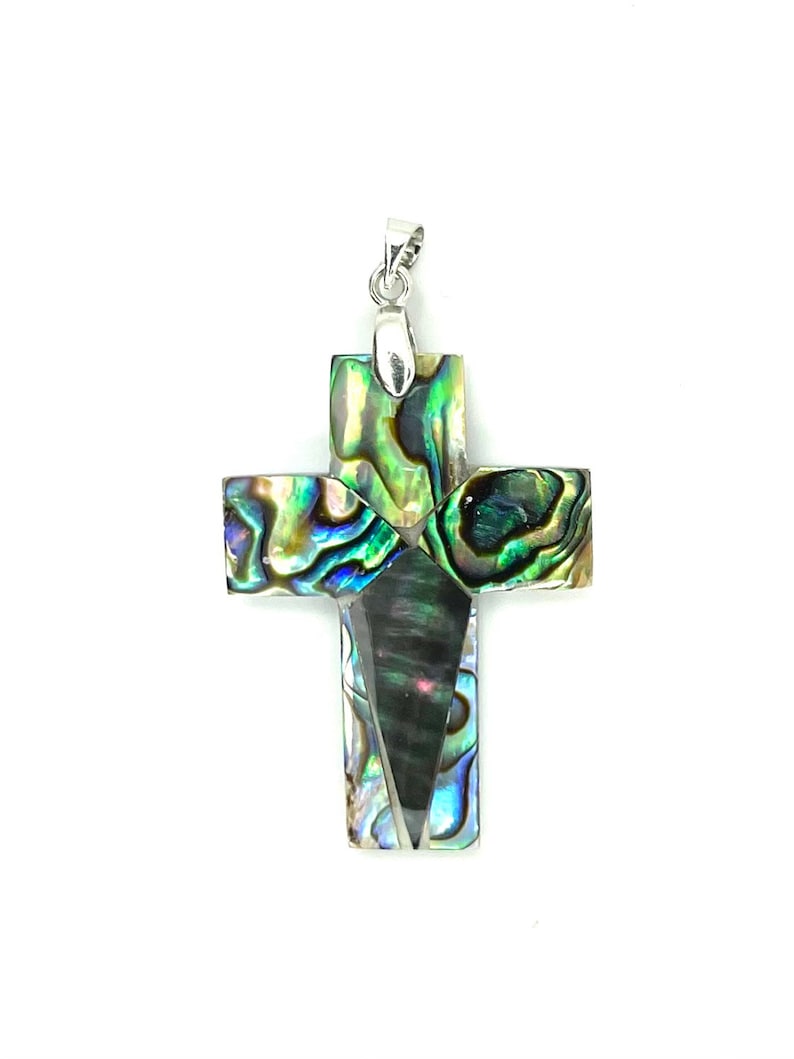 Abalone Cross Pendant, Sku#m924 - Etsy