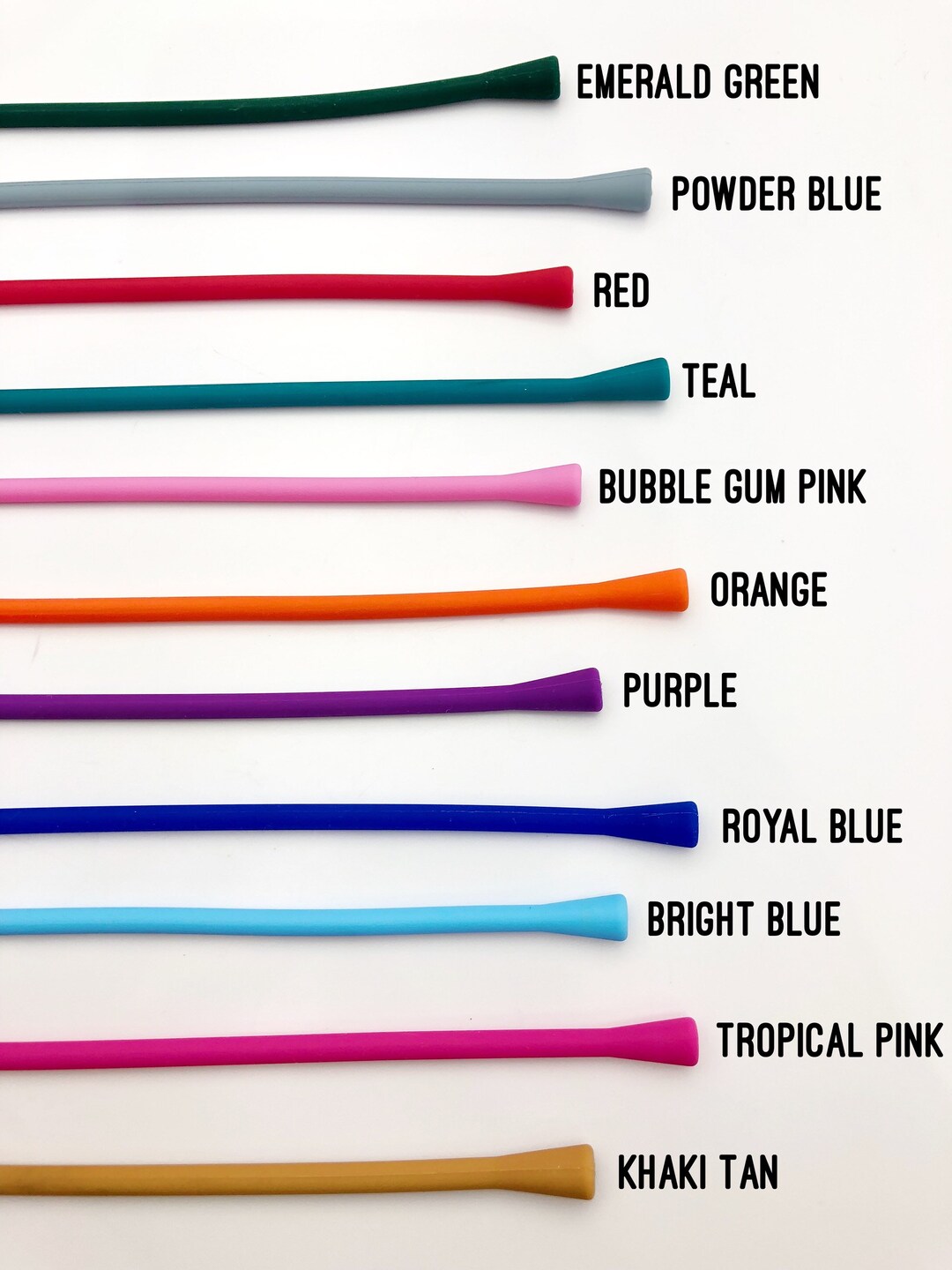 Stretchy Silicone Bracelet or Necklace, 20 Colors Available - Etsy