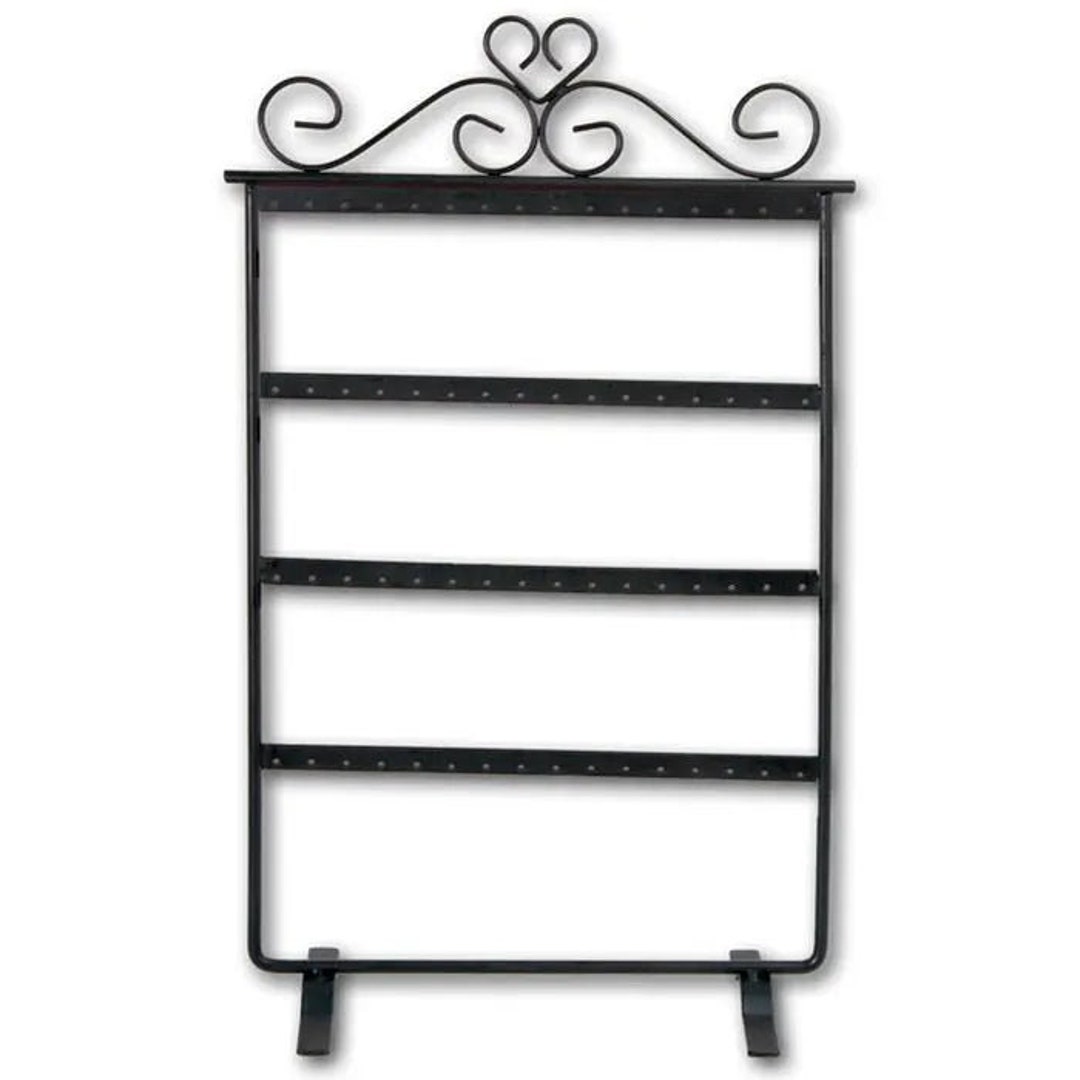 Black Metal Display W/ Tray - Etsy