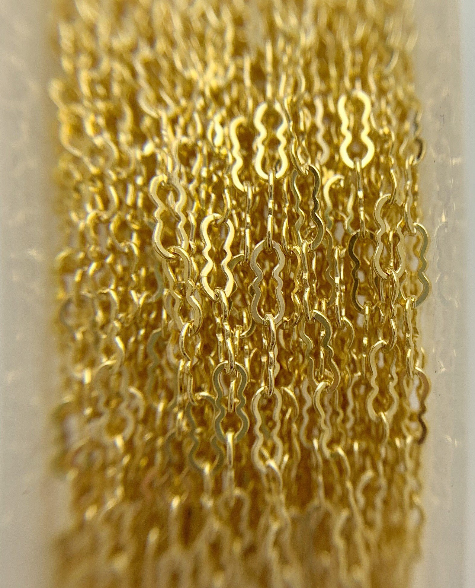 1.7mm Golf Filled Krinkle Chain (sm262)